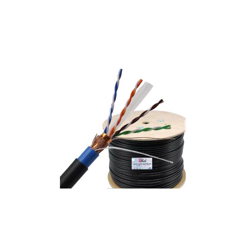 Orel Entry Câble Ethernet Outdoor (Extérieur) SFTP Cat6 23AWG CCA 305m ...